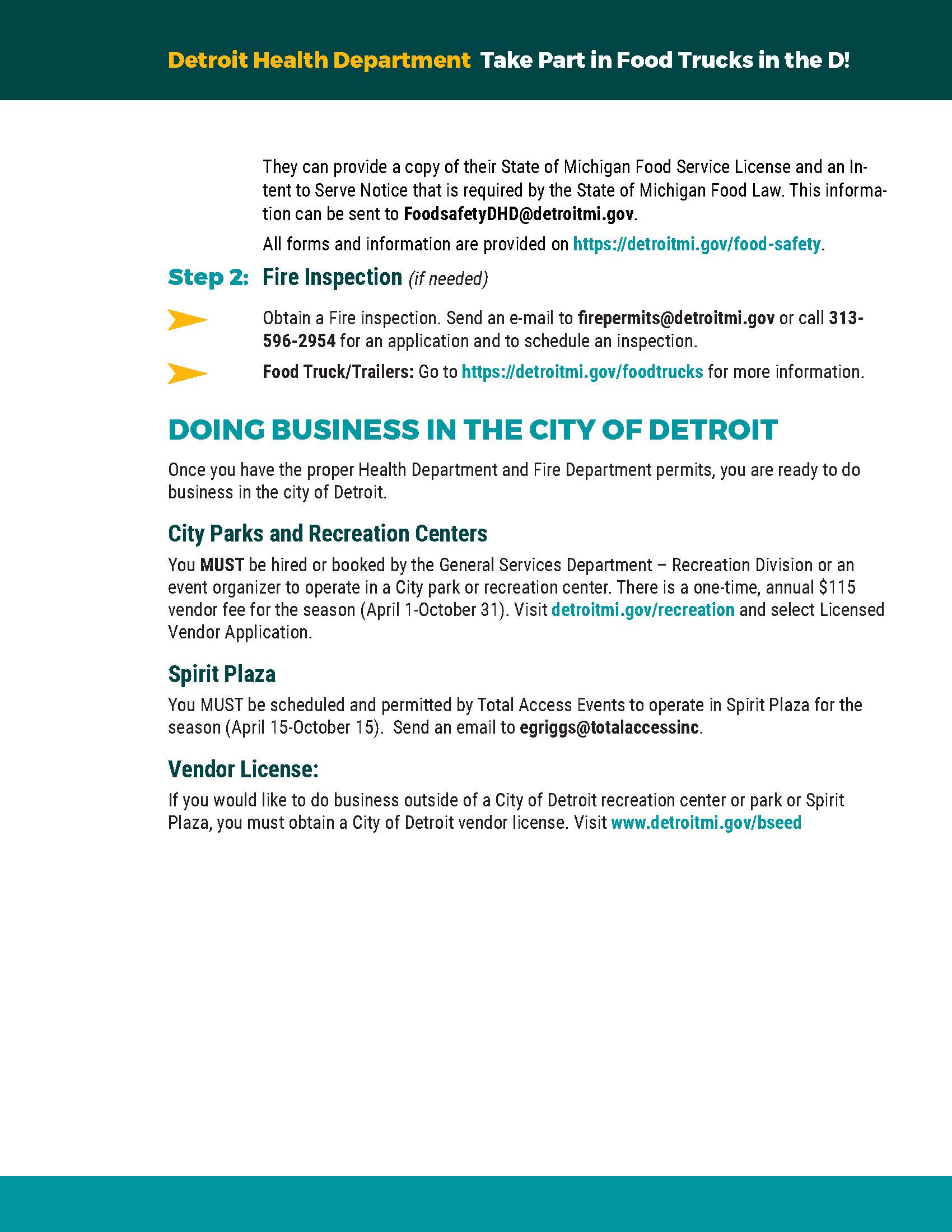 Recreation Events & Permits | City of Detroit