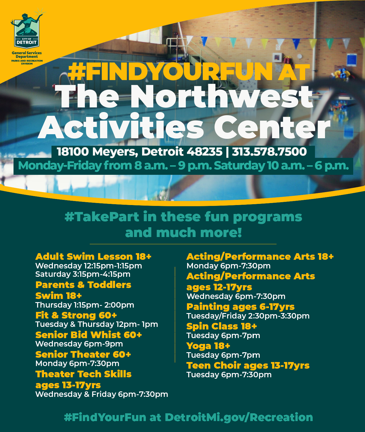 Northwest Activities Center | City of Detroit