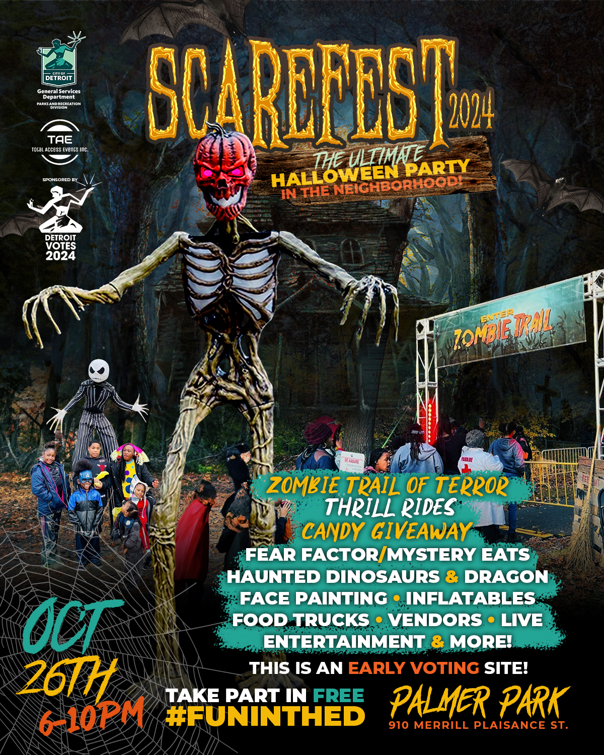 City of Detroit hosts the ultimate free Halloween party and free ...